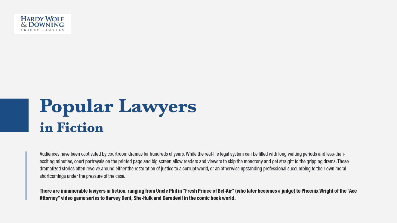 Who are Some of the Most Popular Lawyers in Fiction?